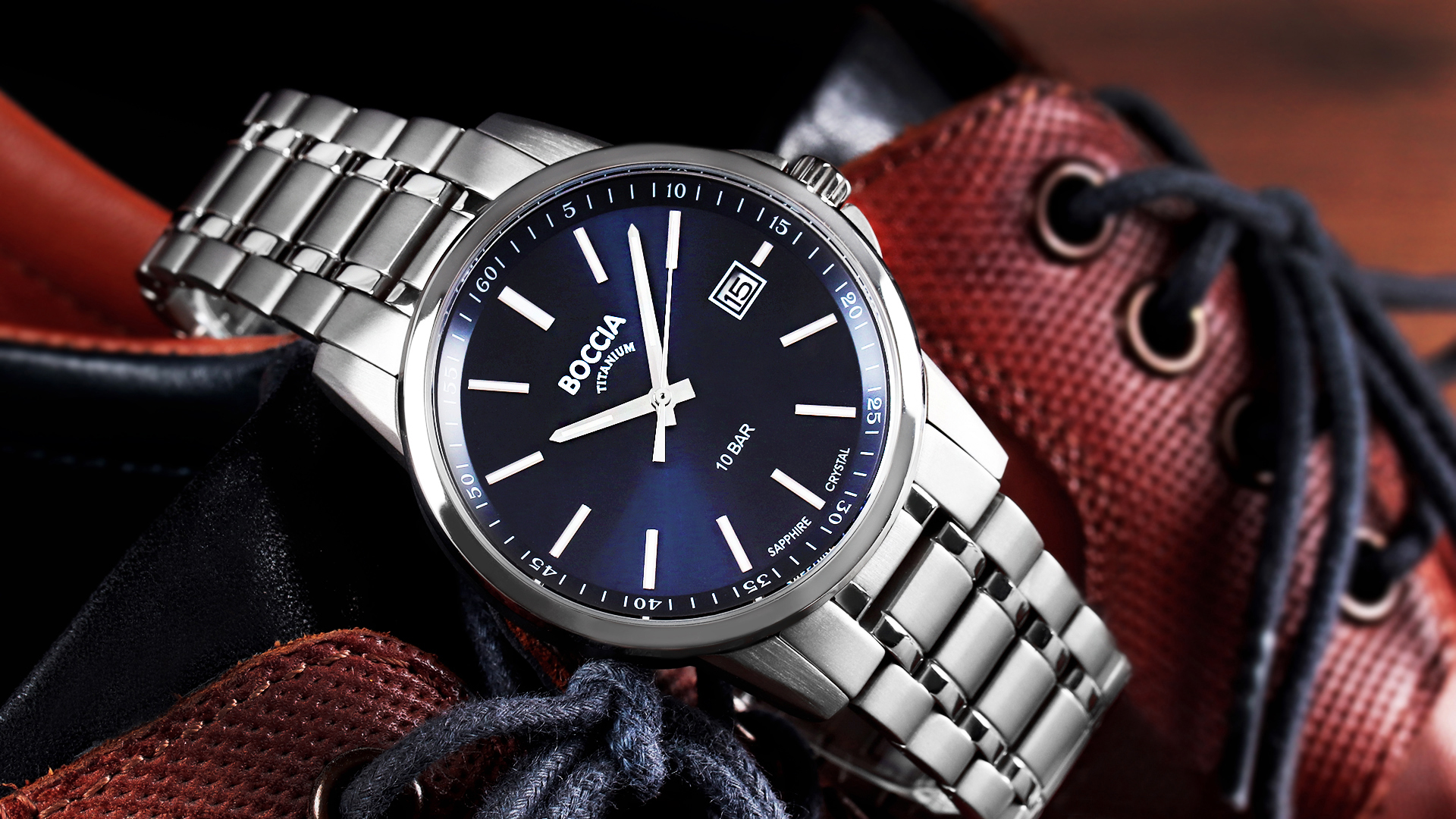 Photogallery of men's Boccia Titanium watches