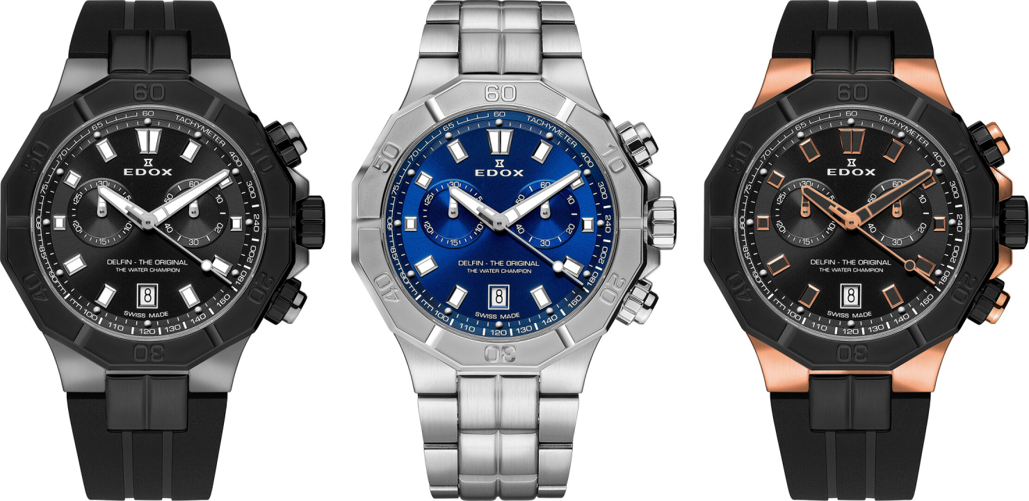 Photo gallery of EDOX sports watches | Hodinky-365.com