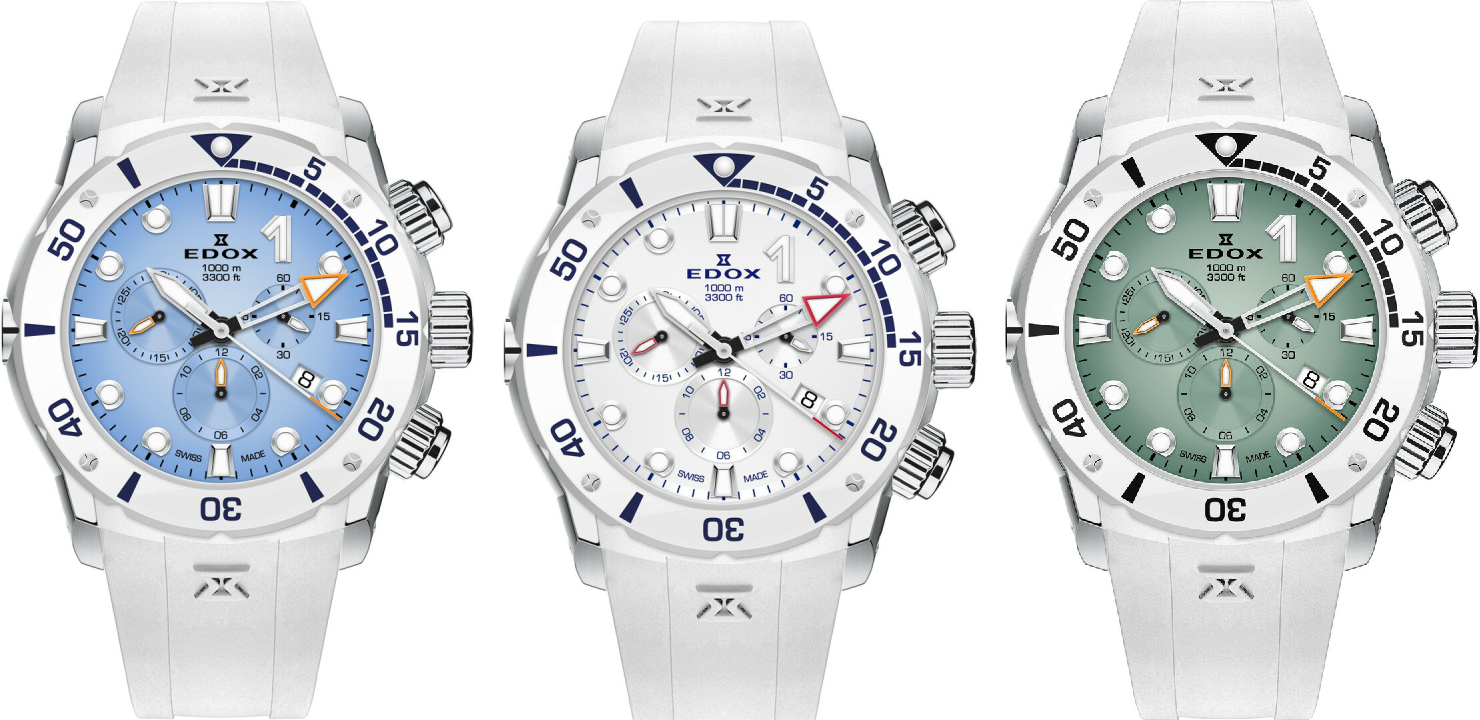 Photo gallery of EDOX sports watches | Hodinky-365.com