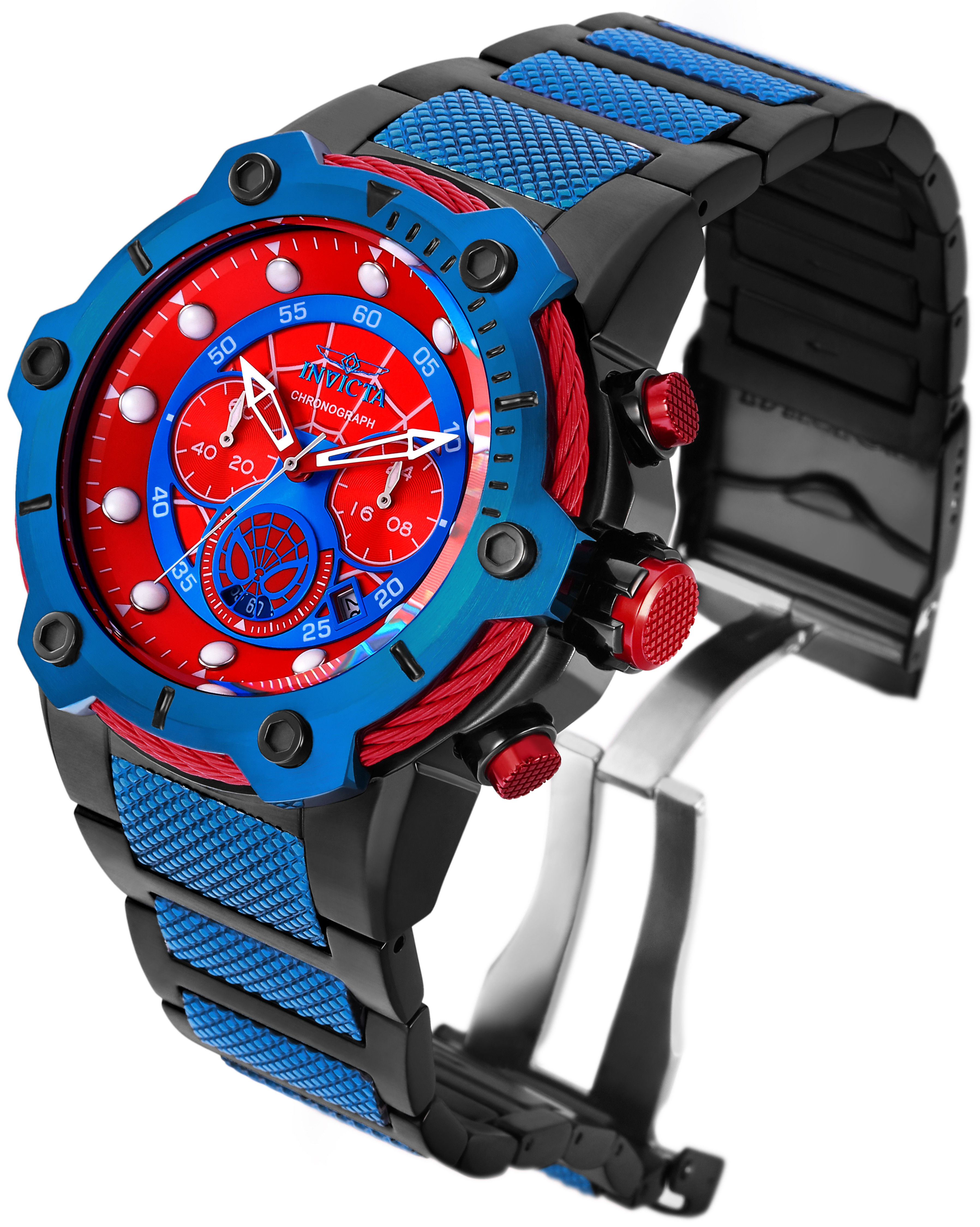 Invicta Marvel Spiderman Men Chronograf Quartz 25782 Limited Edition ...