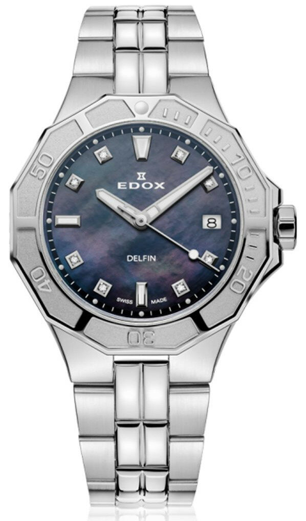 Edox Sport Delfin Diver Date Lady 53020-3m-nannd | Hodinky-365.com