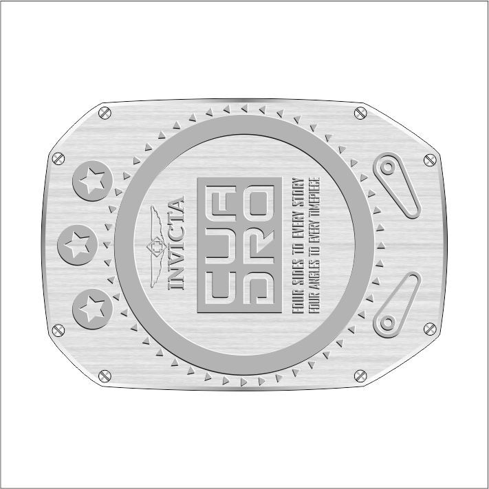 Invicta Cuadro Zager Exclusive Quartz 42mm 35452 | Hodinky-365.com