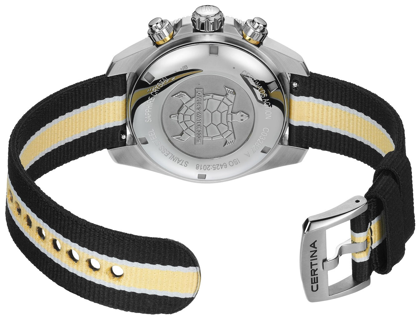 Certina DS Action Automatic Diver Chronograph C032.827.18.271.00 ...