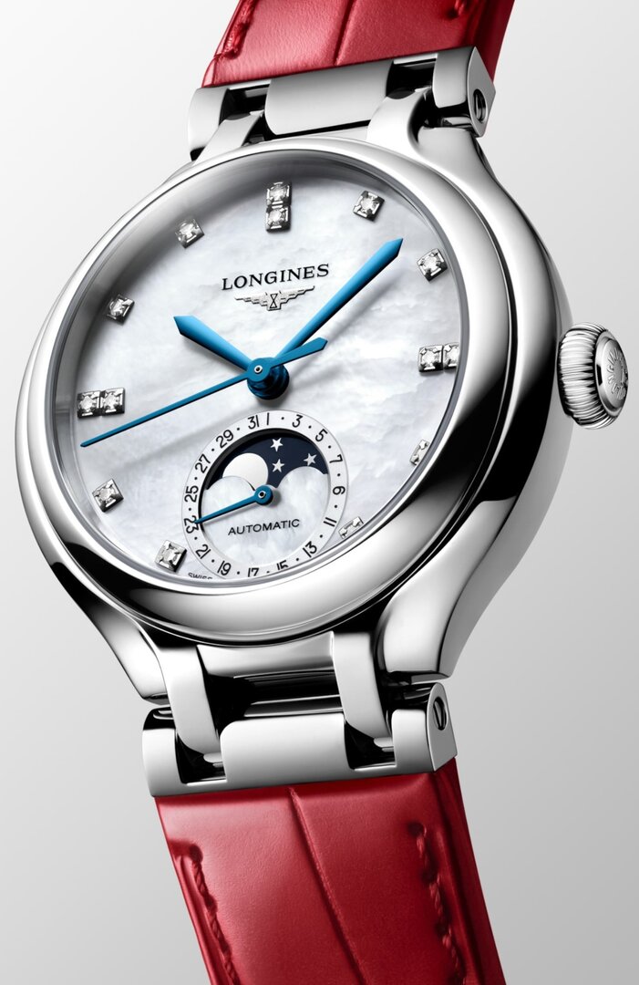 Longines Elegance PrimaLuna Automatic Moonphase L8.126.4.87.2 | Hodinky-365.com