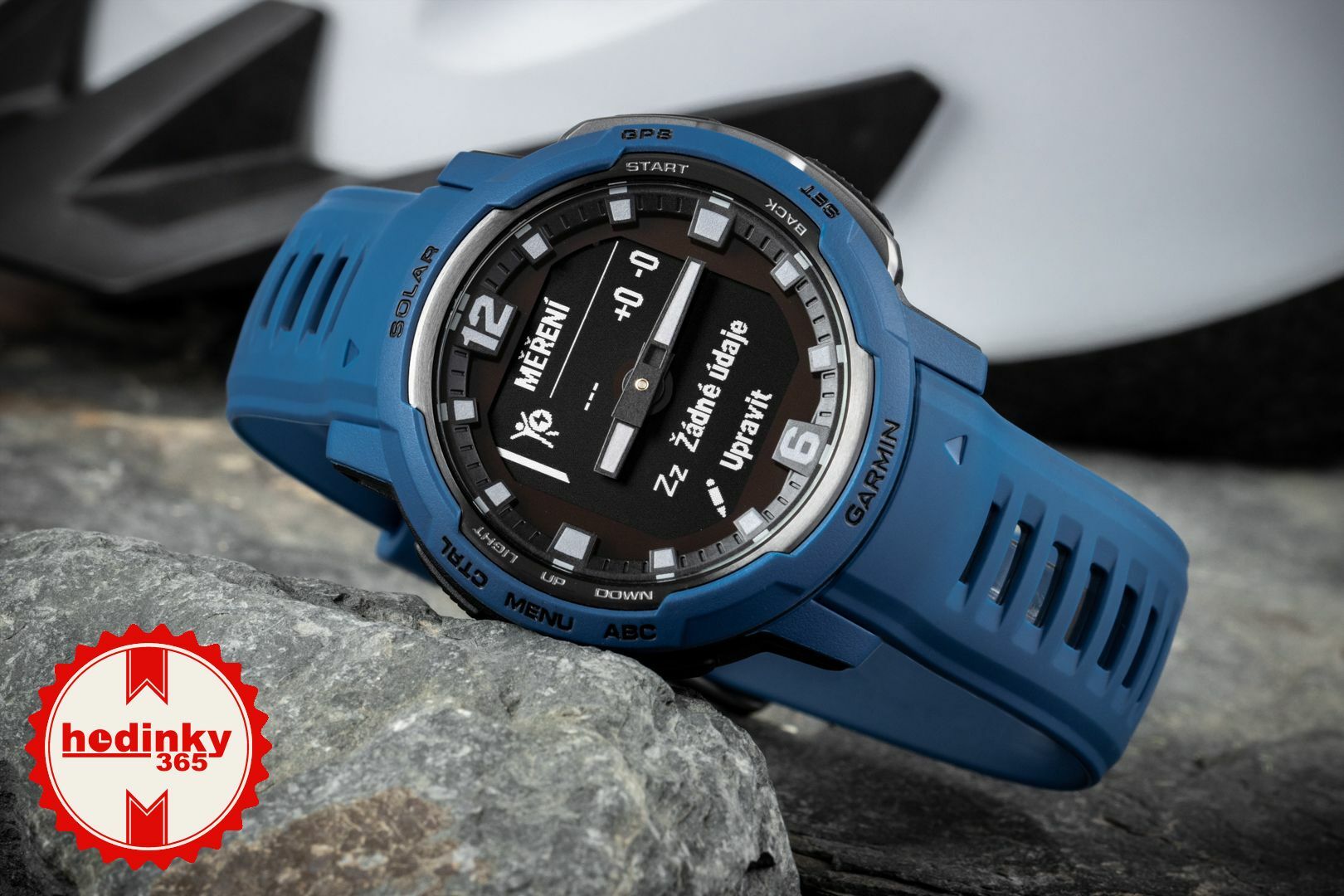 Garmin Instinct Crossover Solar, Tidal Blue | Hodinky-365.com